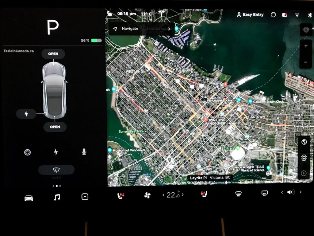 Satellite maps and live traffic now available for SR+ in Canada, and ...