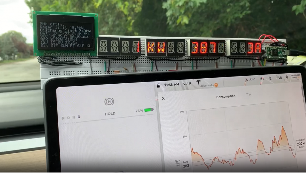 Tesla owner creates DIY 'HUD' for Model 3 - Drive Tesla
