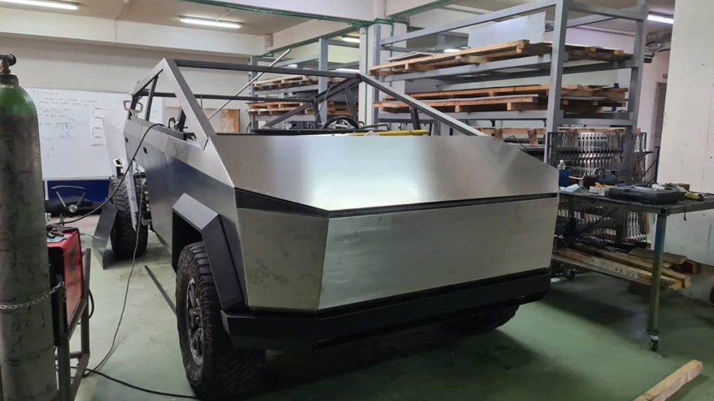 Latest Cybertruck replica may be the best one yet - Drive Tesla Canada