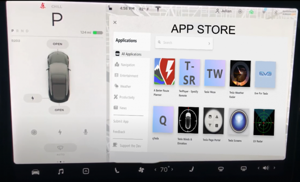 After seeing this concept, a Tesla App Store can't come soon enough ...
