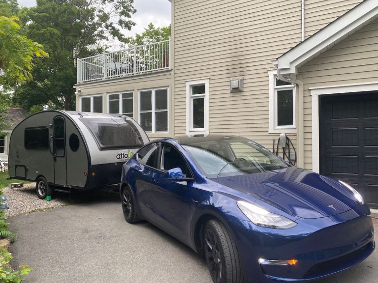 Tesla Model Y towing experience: real-world numbers hauling a trailer ...