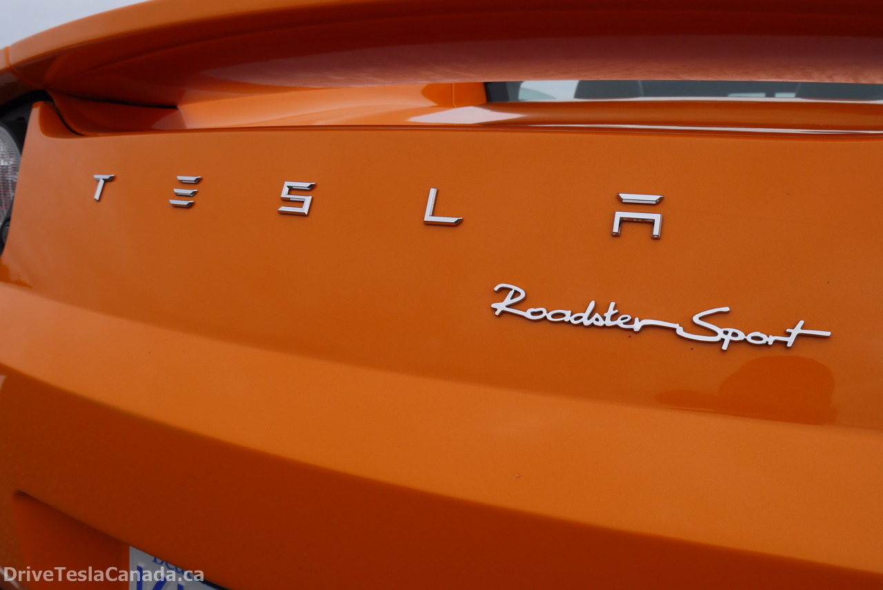 Up-close look at an original Tesla Roadster Sport - Drive Tesla Canada