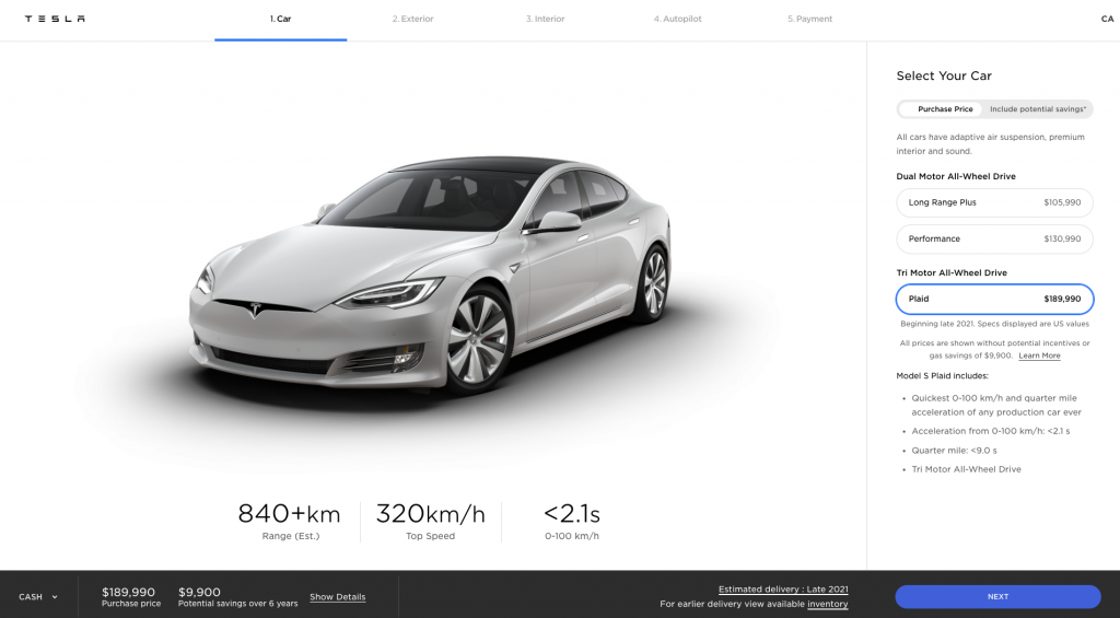 Modified Tesla Model S Plaid breaks 9-second quarter mile barrier ...