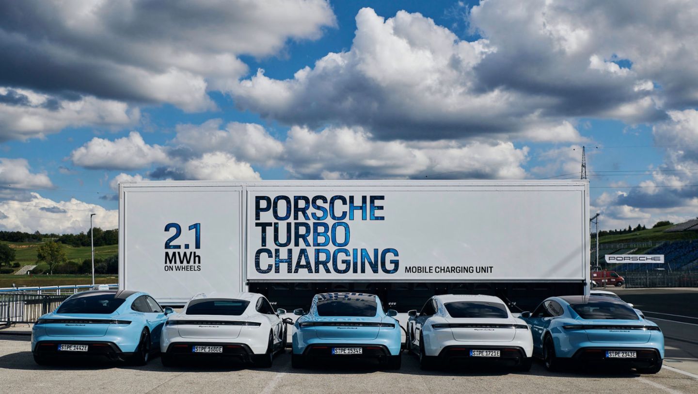 Porsche develops high-powered charging truck to act as mobile EV ...