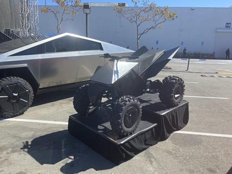 Tesla Cybertruck, Cyberquad, Roadster, and Semi on display at Annual ...
