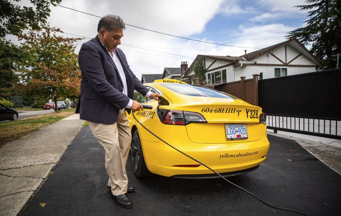 First Tesla Yellow Cab now operating in Vancouver - Drive Tesla