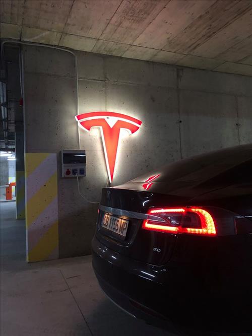 Teslogo Custom Tesla and Cybertruck logo wall signs - save 10% [Deal ...