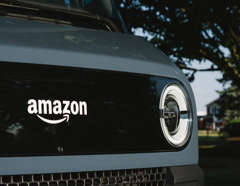 Amazon reveals first Rivian electric delivery van - Drive Tesla