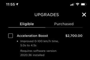 Tesla Model 3/Y Acceleration Boost also gets an update [Update] - Drive ...