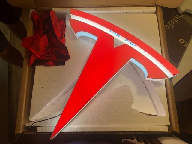 Teslogo Custom Tesla and Cybertruck logo wall signs - save 10% [Deal ...