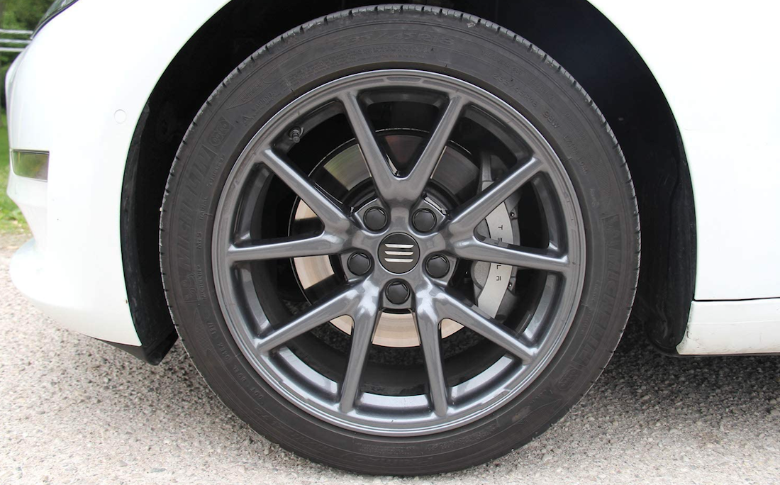 Up close look at the new Tesla Model 3 aero wheel covers - Drive Tesla