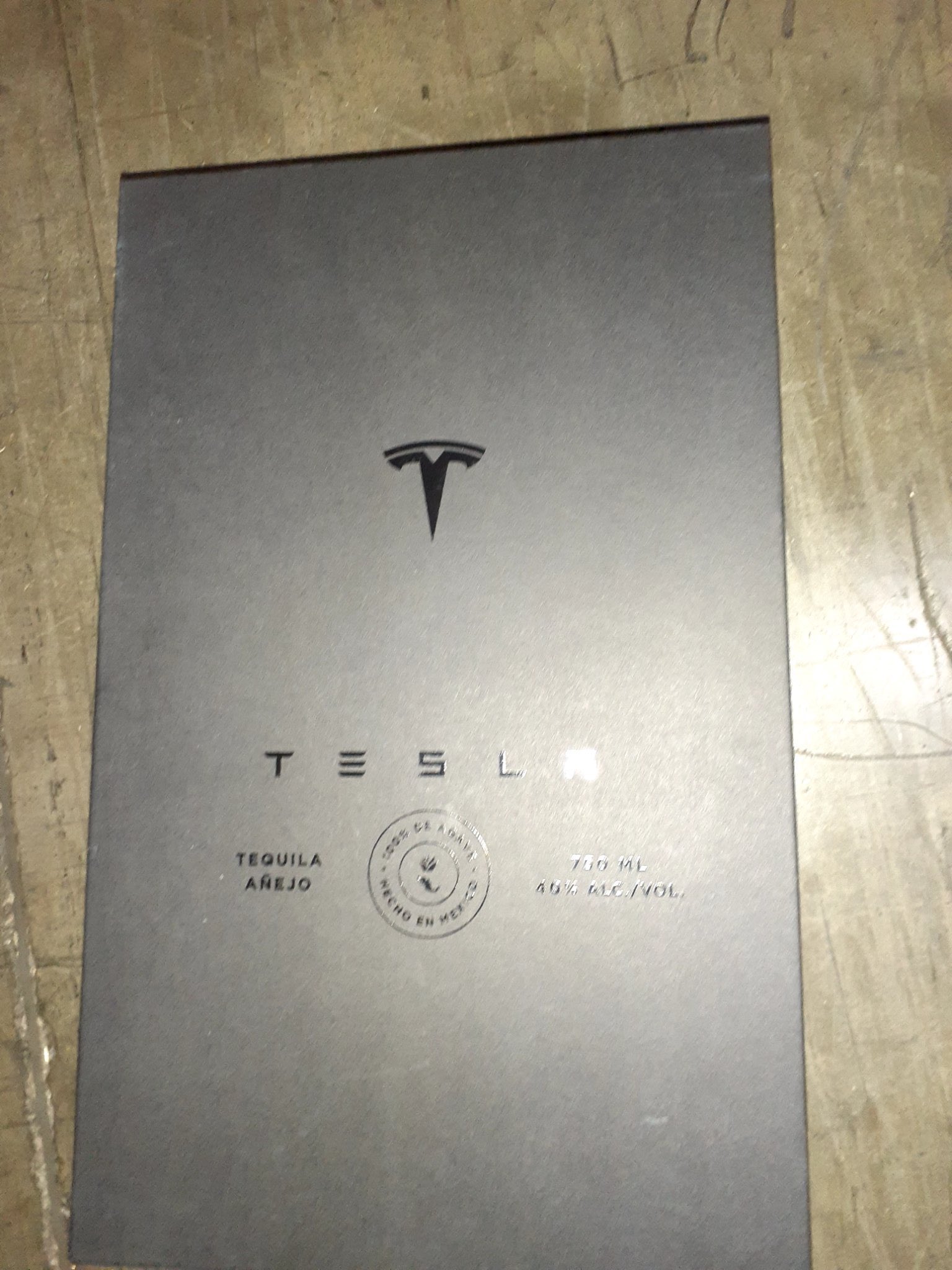 First look at the Tesla Tequila packaging [Photos] - Drive Tesla