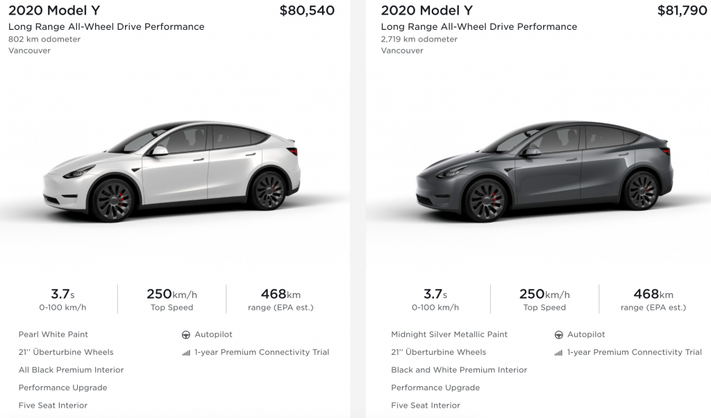 Tesla Model Y hits existing inventory in Canada - Drive Tesla