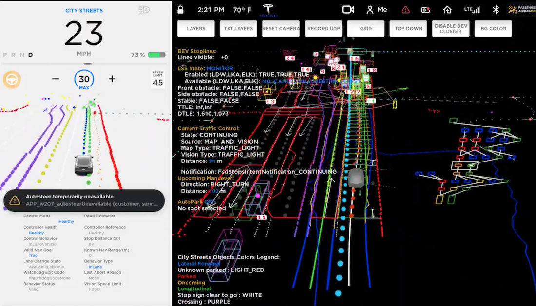 Tesla hack reveals treasure trove of FSD beta settings - Drive Tesla