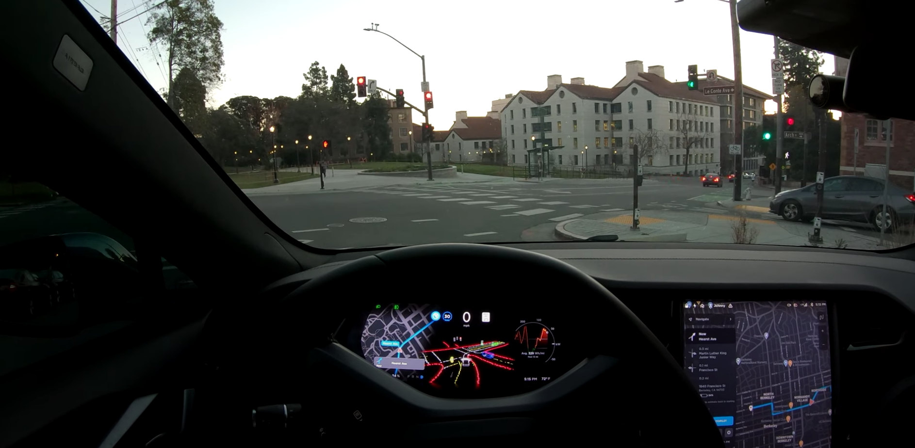 Tesla FSD beta 10 shines on the streets of Berkeley, California - Drive ... Tesla FSD beta 10 shines on the streets of Berkeley, California - Drive ...