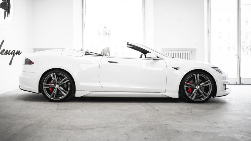 Tesla Model S transformed into stunning 2-door convertible - Drive ...