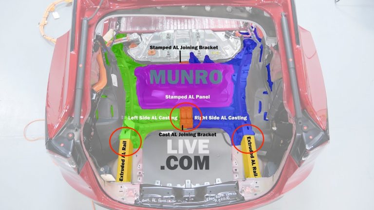 Tesla now delivering Model Y's with a single-piece cast aluminum rear ...