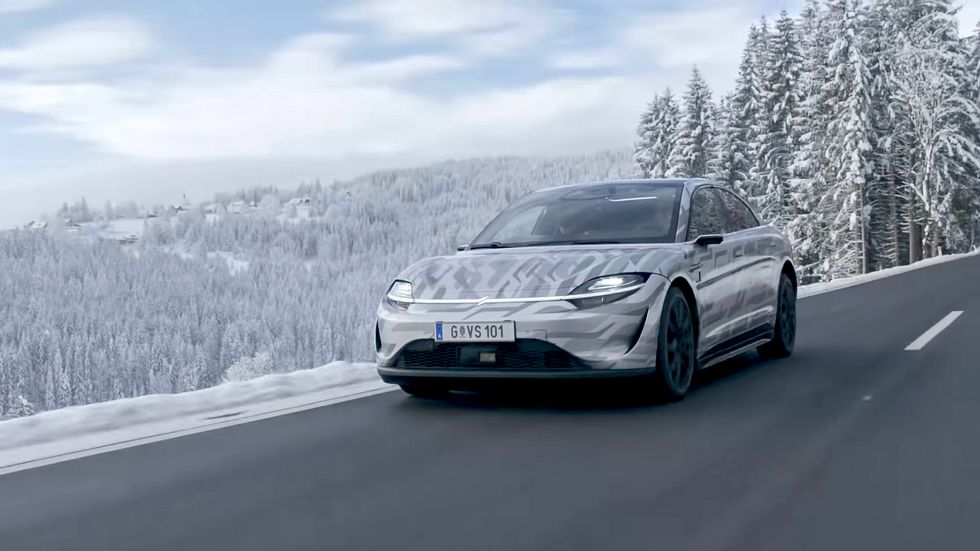 Sony VISION-S prototype EV undergoing public road testing in Europe ...
