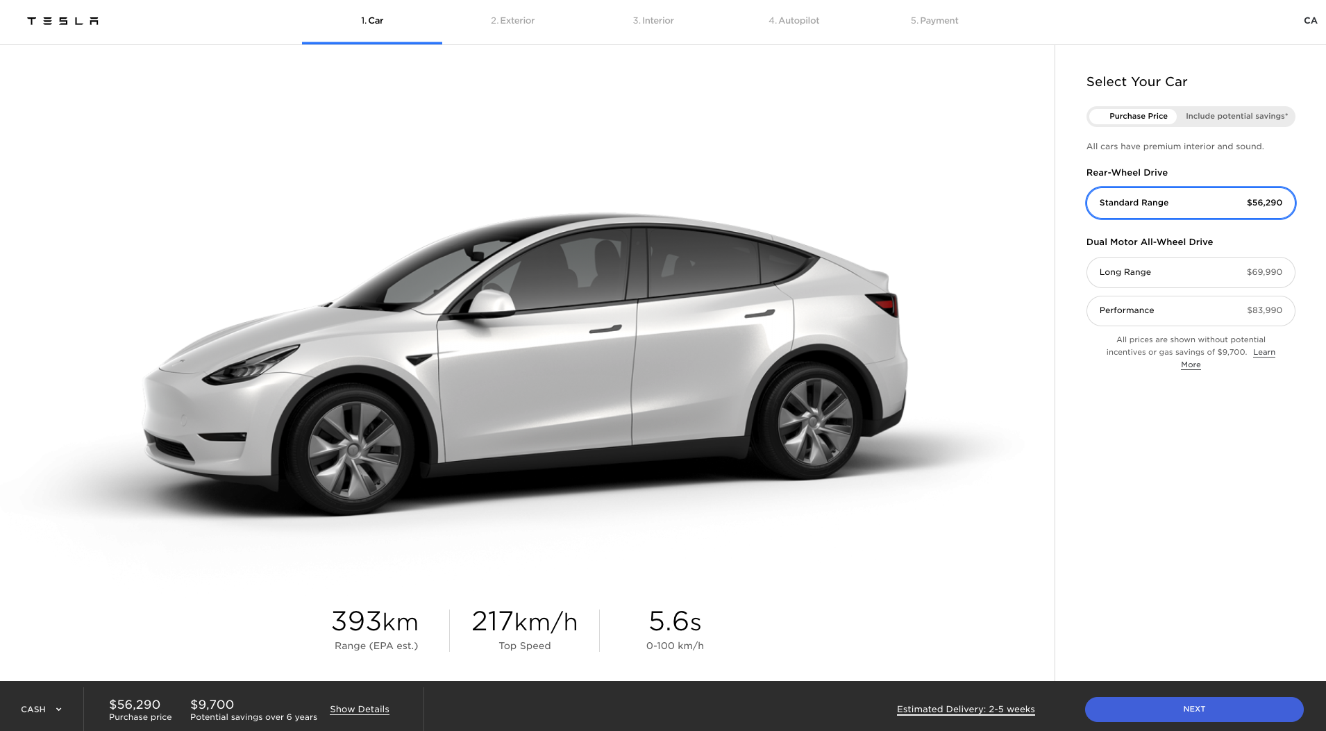 Tesla adds Standard Range RWD Model Y and 7-seater configuration to ...