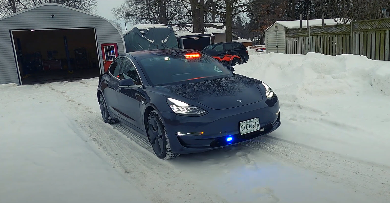 First Tesla Model 3 police car arrives in Canada, but not where you ...