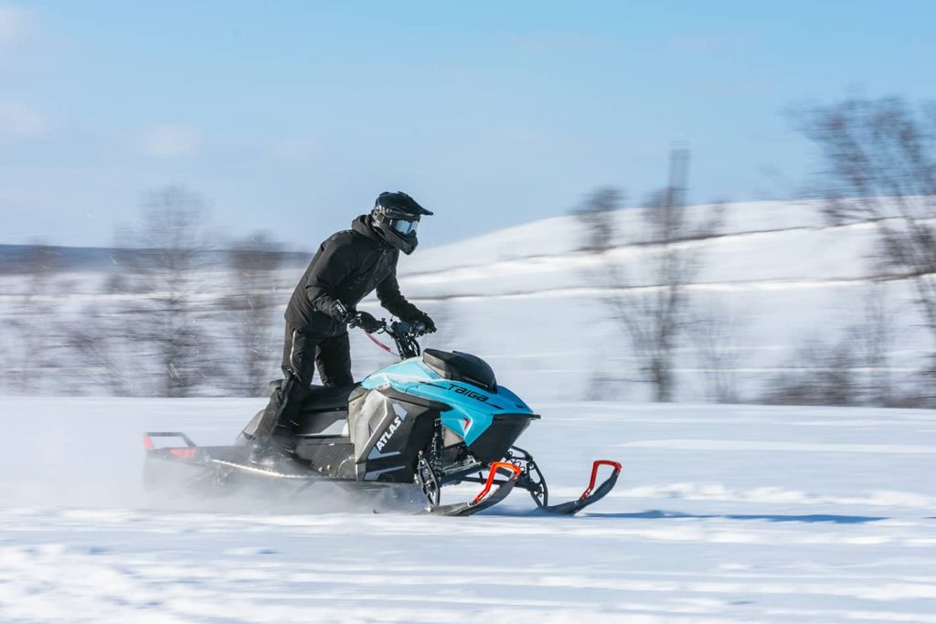 First Taiga electric snowmobiles roll off the production line - Drive Tesla