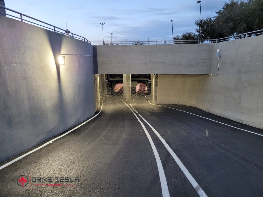 Up Close Look at The Boring Company's LVCC Loop Station #1 and Tunnel ...