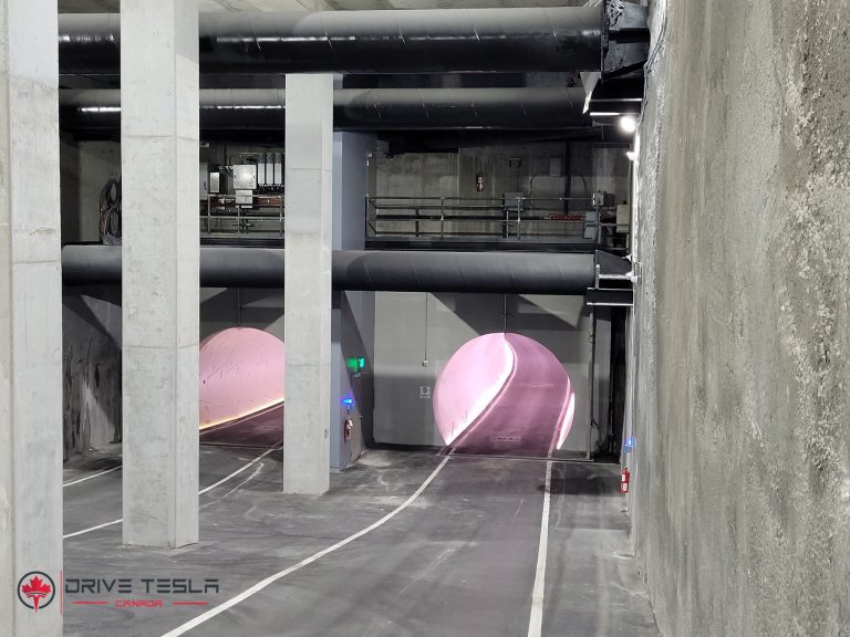 Up Close Look at The Boring Company's LVCC Loop Station #1 and Tunnel ...