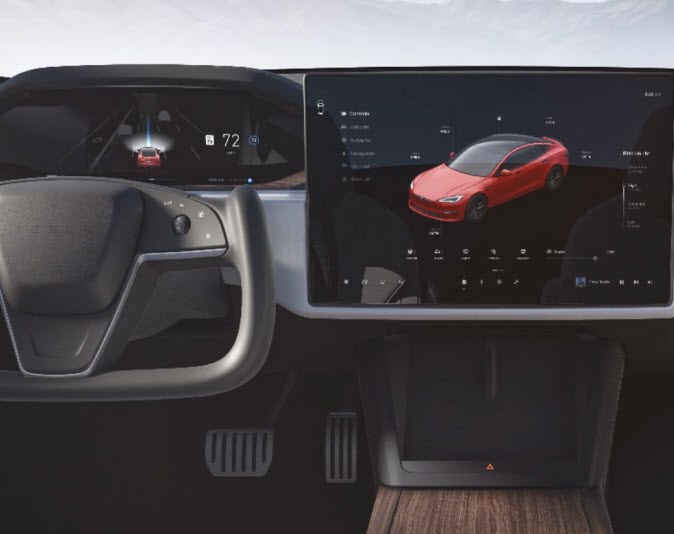 Design firm gives sneak peek at Tesla Cybertruck and Refresh Model S UI ...