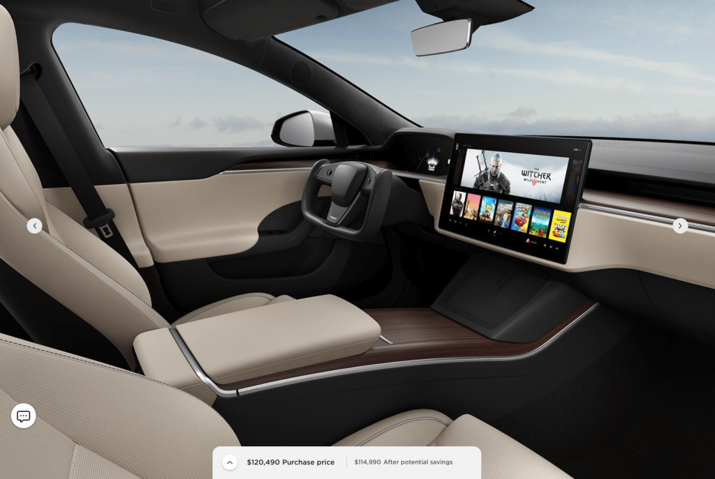 Tesla Model S Plaid buyers can now pick between carbon fiber and wood ...