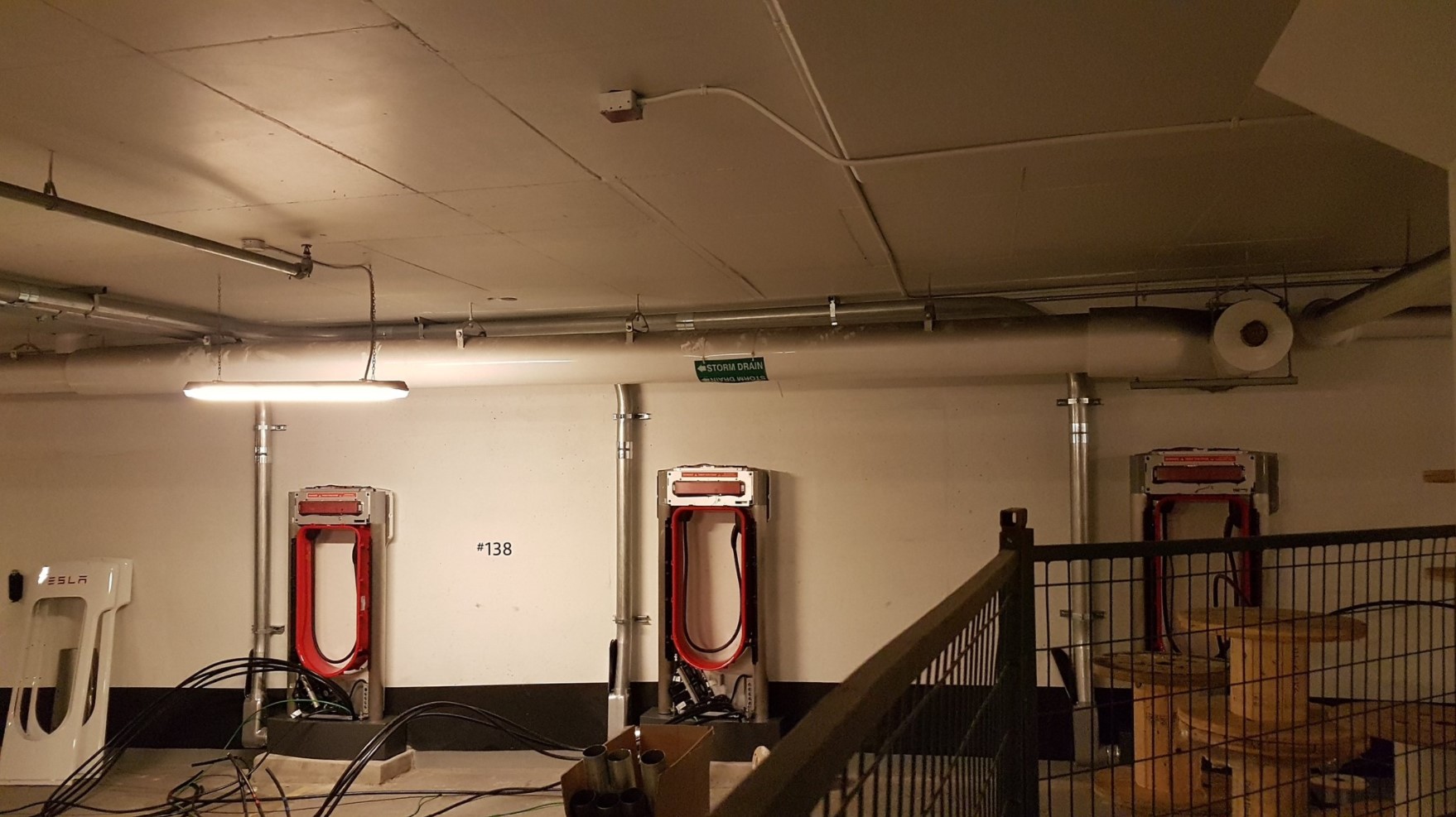 New Tesla Supercharger under construction at Toronto's Hotel X - Drive ...