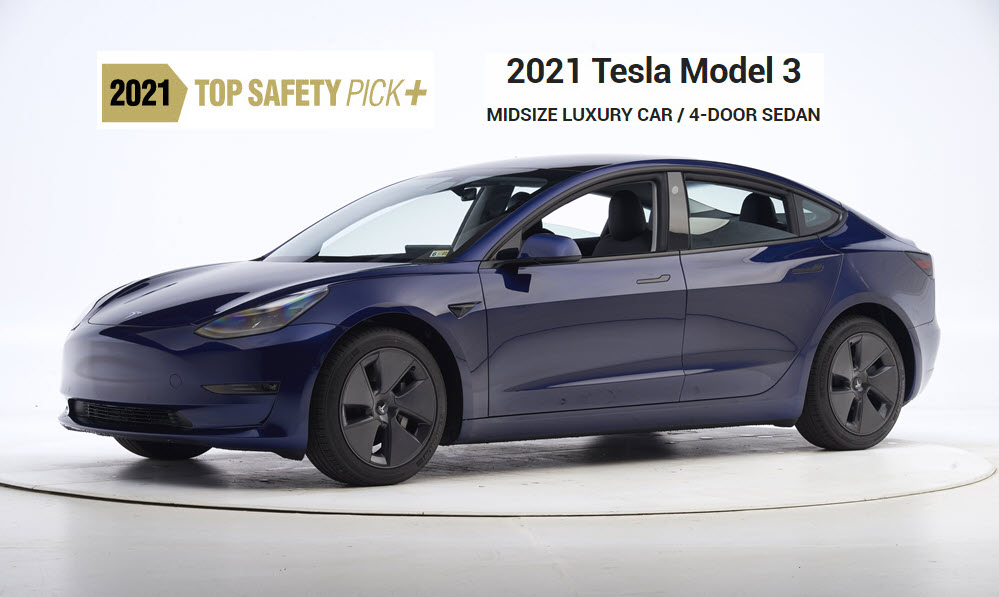 Tesla Model 3 regains IIHS Top Safety Pick+ and Consumer Reports Top ...