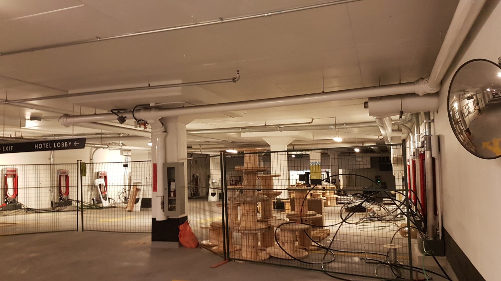 New Tesla Supercharger under construction at Toronto's Hotel X - Drive ...