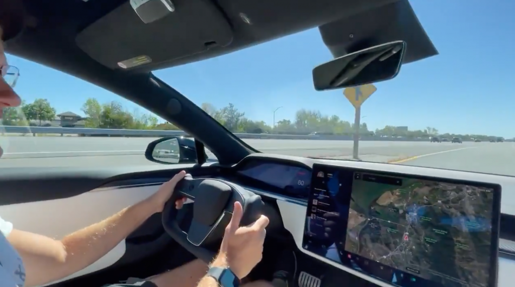 Watch Tesla's Model S Plaid active aero wing in action - Drive Tesla