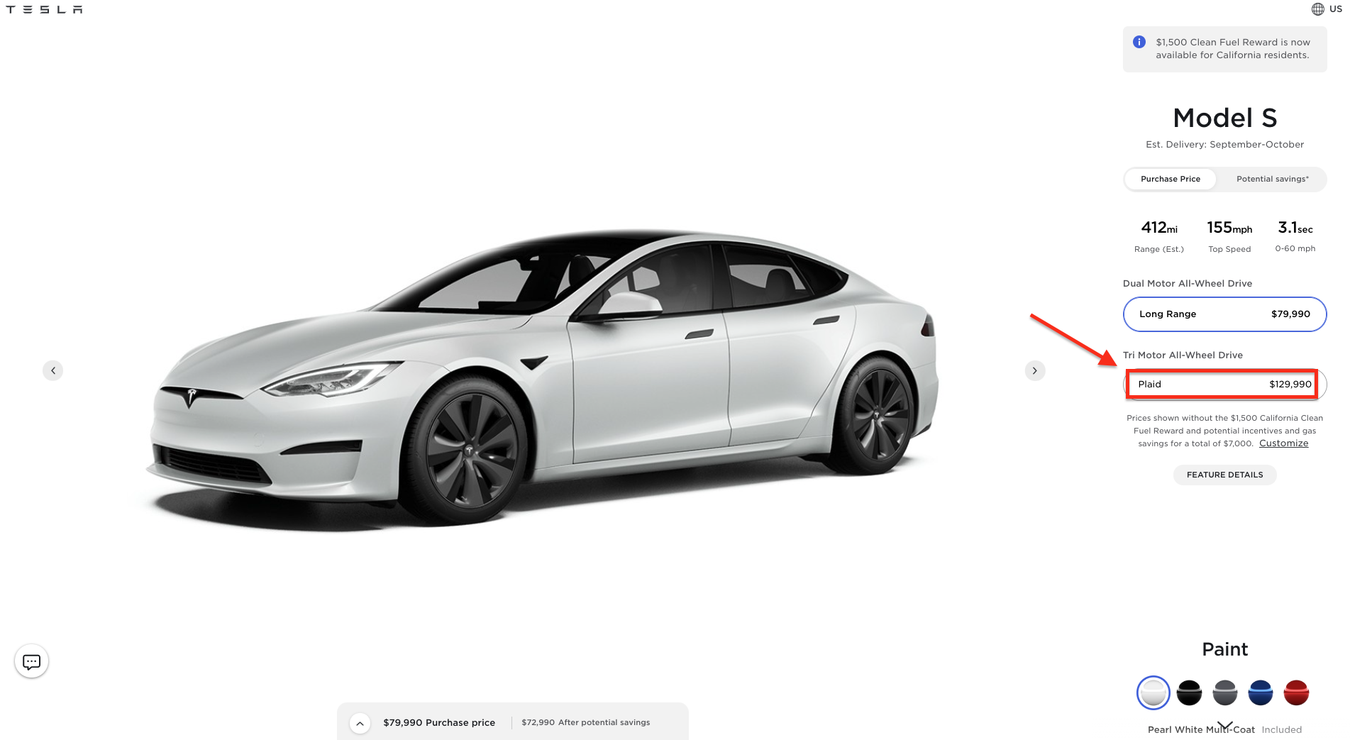 Tesla Model S Plaid gets big price bump 24 hours before official ...