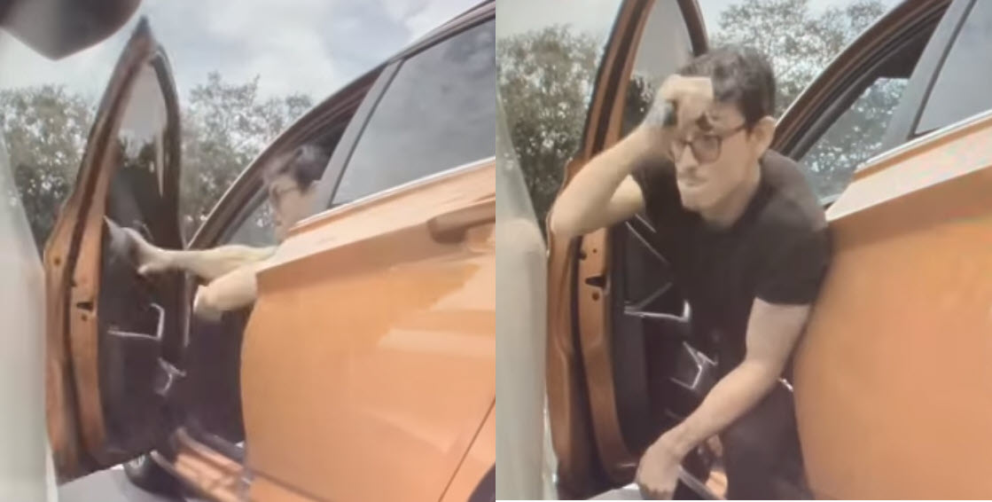 Help catch a vandal who viciously attacked a Tesla Model 3 for no ...