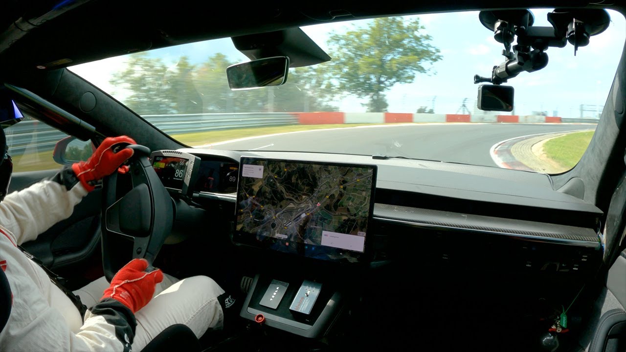 Watch Tesla Model S Plaid set new EV lap record at Nürburgring - Drive ...