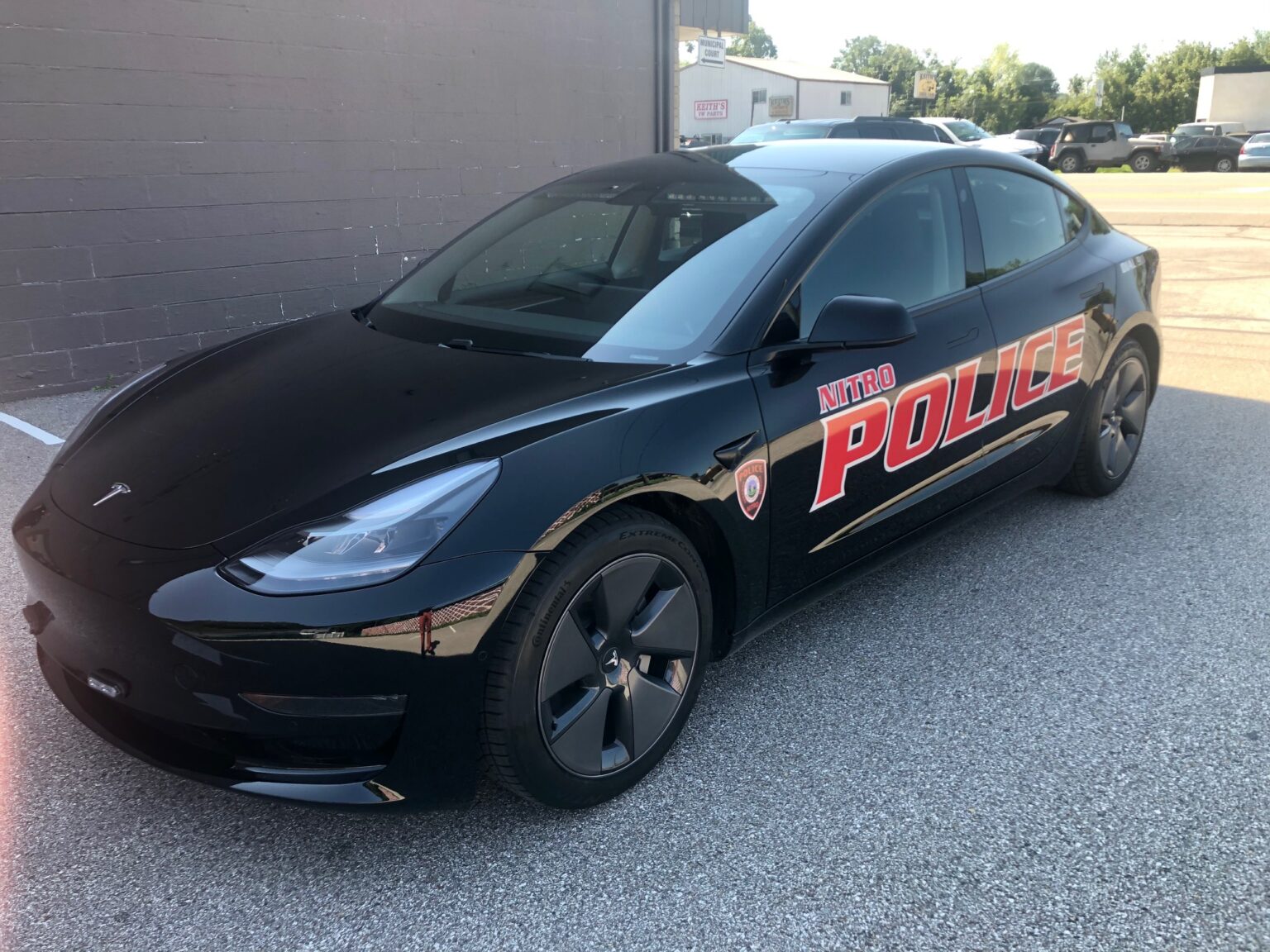West Virginia's Nitro Police Department unveils Tesla Model 3 cruiser ...
