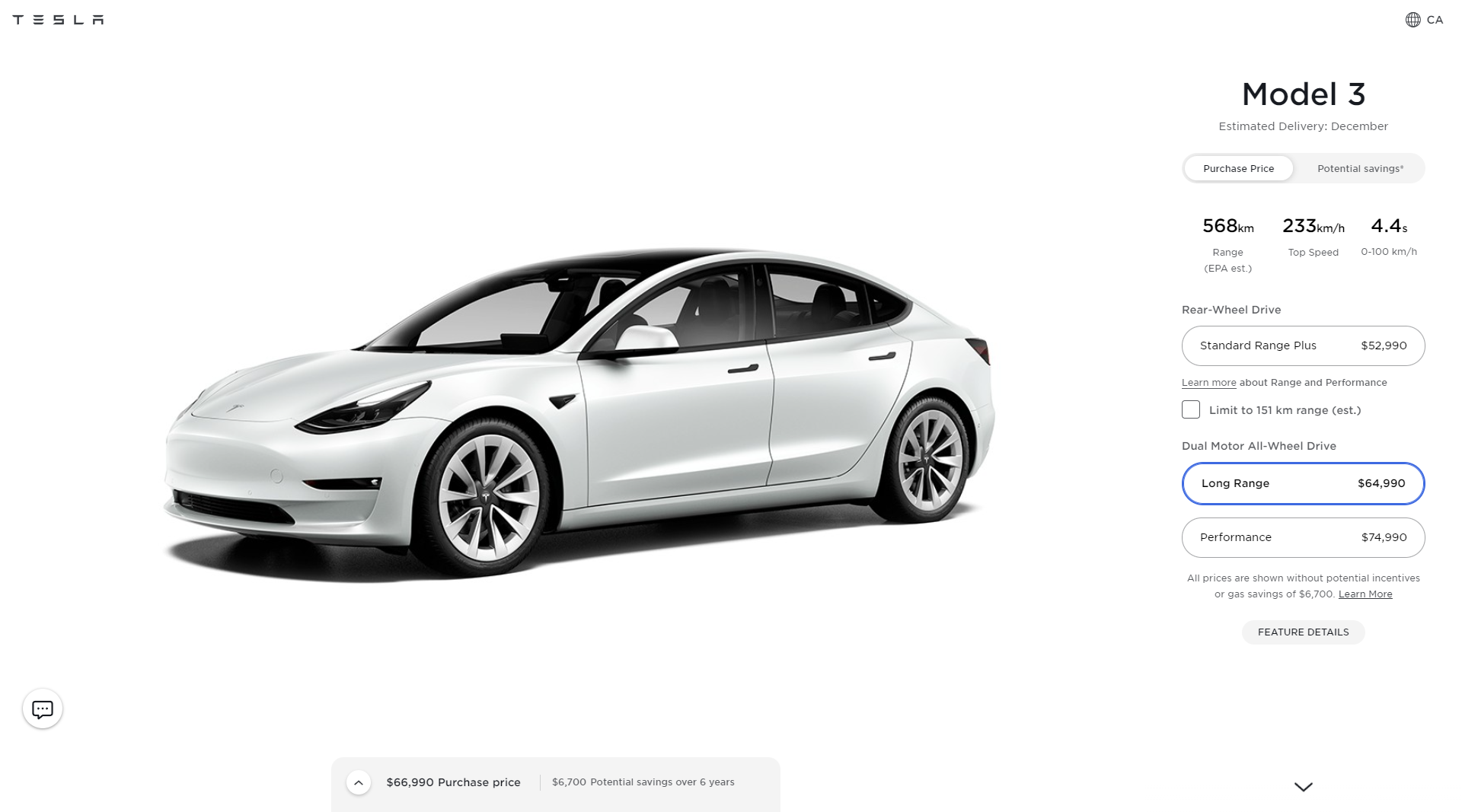 Tesla updates Model 3 Design Studio with new default selections as ...