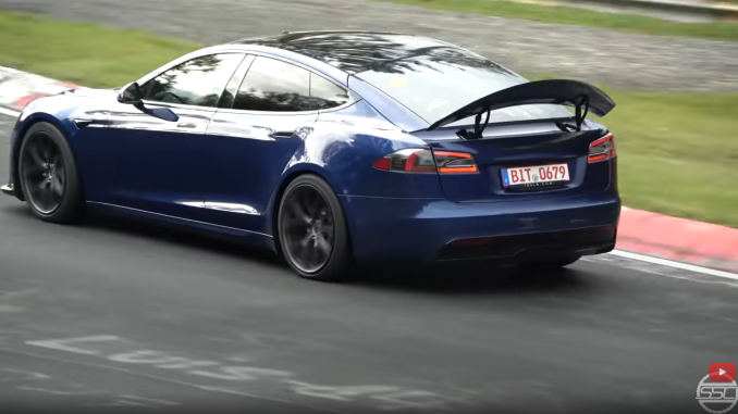 Watch Tesla's Model S Plaid active aero wing in action - Drive Tesla
