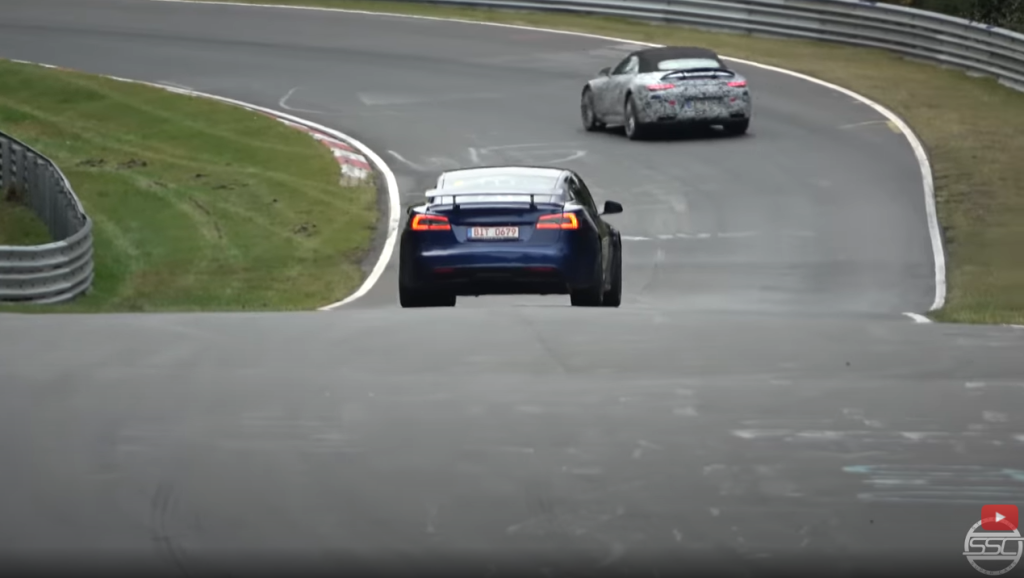 Watch Tesla's Model S Plaid active aero wing in action - Drive Tesla