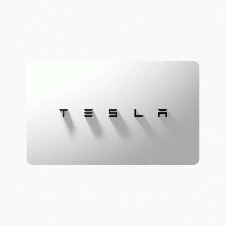Tesla Gift Card with some familiar predefined amounts added to Tesla ...