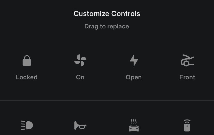 Tesla updates mobile app to allow customization of quick controls ...