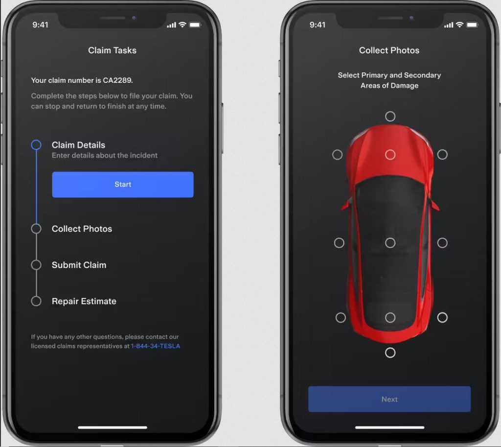 Tesla iOS app update adds Tesla Insurance claim integration, and ...