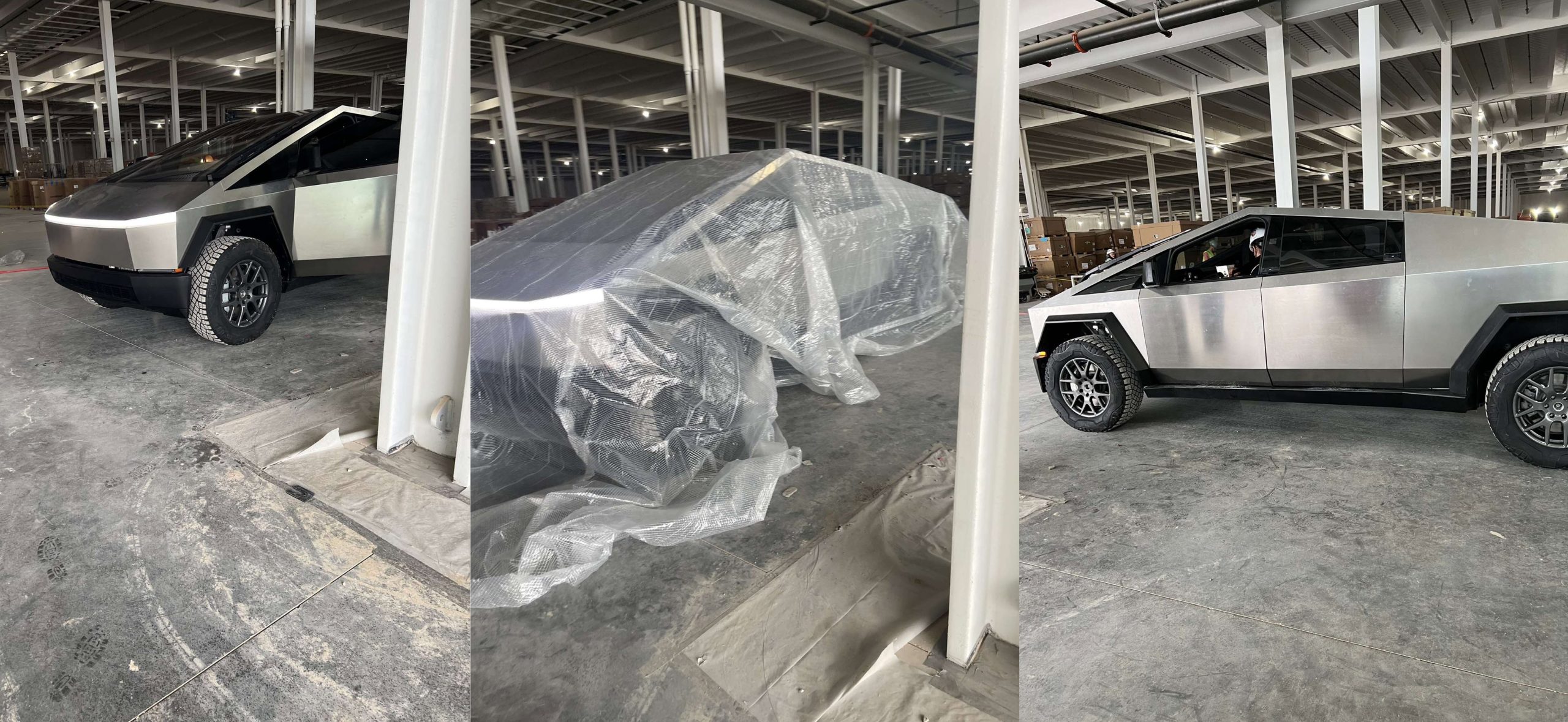 New photos confirm Tesla Cybertruck Alpha prototype has instrument ...