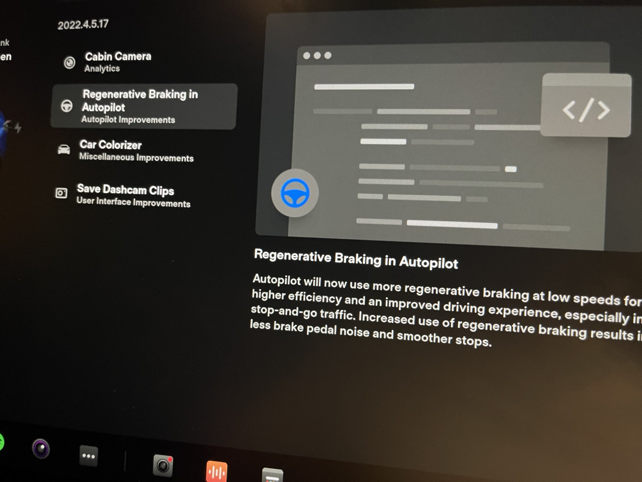 2022.4.5.17 Tesla Software Update & Release Notes | Tesla Owners Online ...