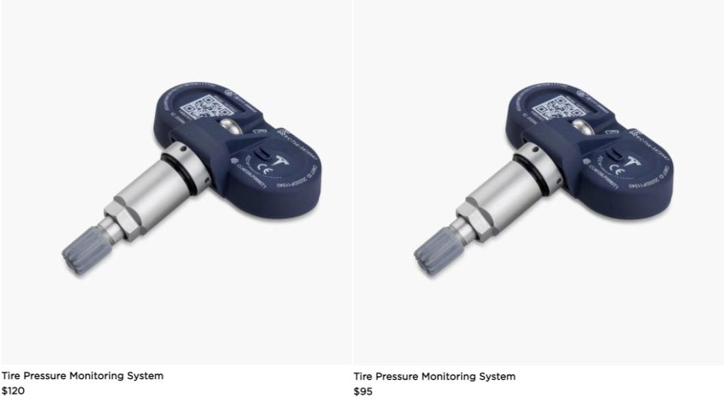 Tesla increases price of Bluetooth Tire Pressure Monitoring System ...