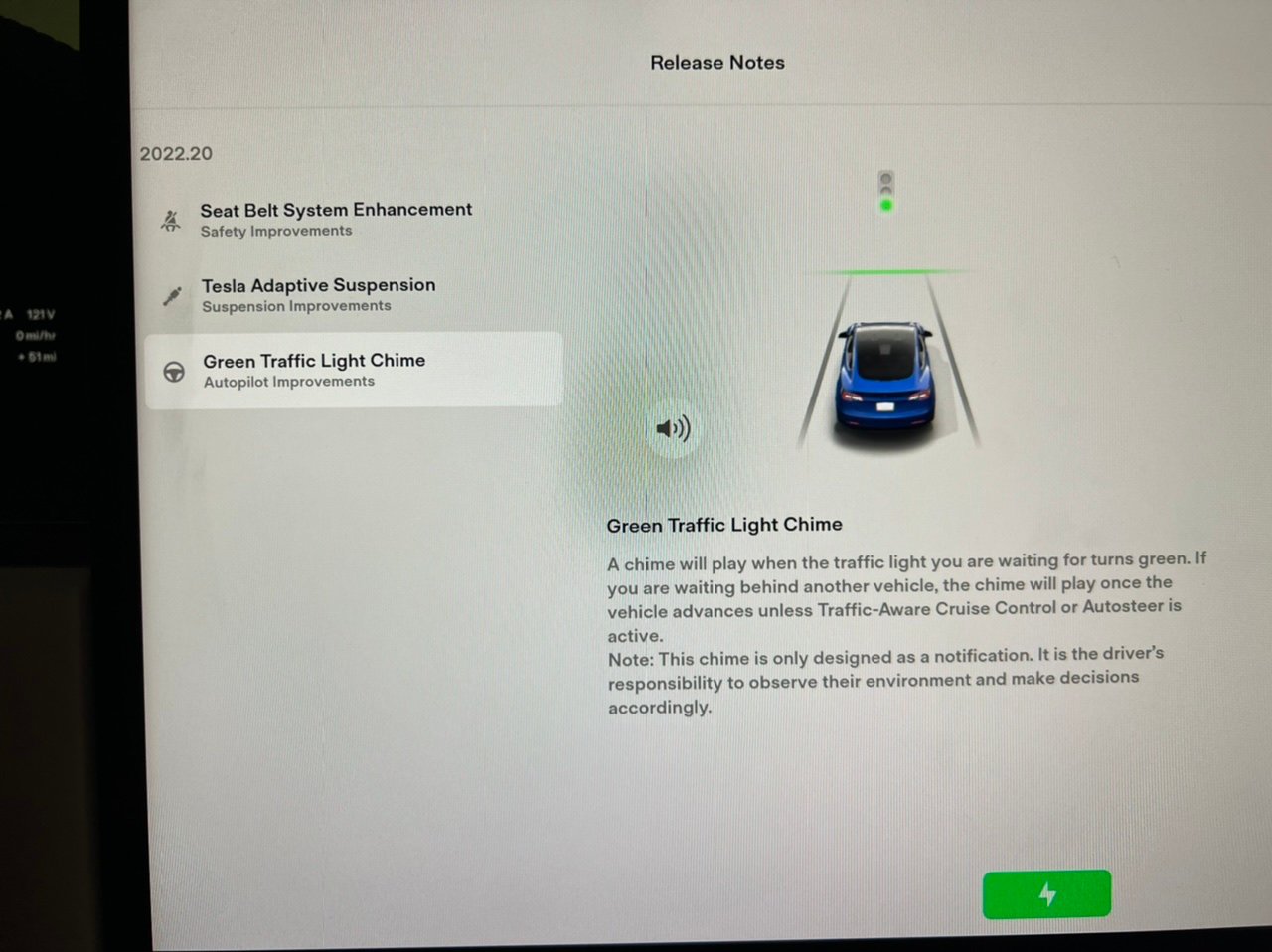 Release notes for 2022.20- Green Traffic Light Chime coming to all ...