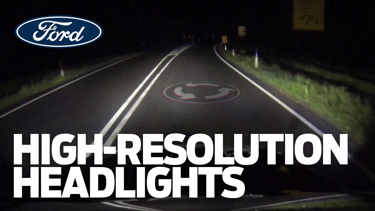 Ford is testing new headlight technology to help drivers stay focused ...