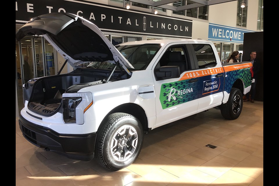 City of Regina gets first EV, a Ford F-150 Lightning - Drive Tesla