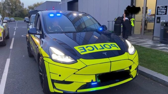 Tesla Model Y joins Merseyside Police in UK on trial basis - Drive Tesla